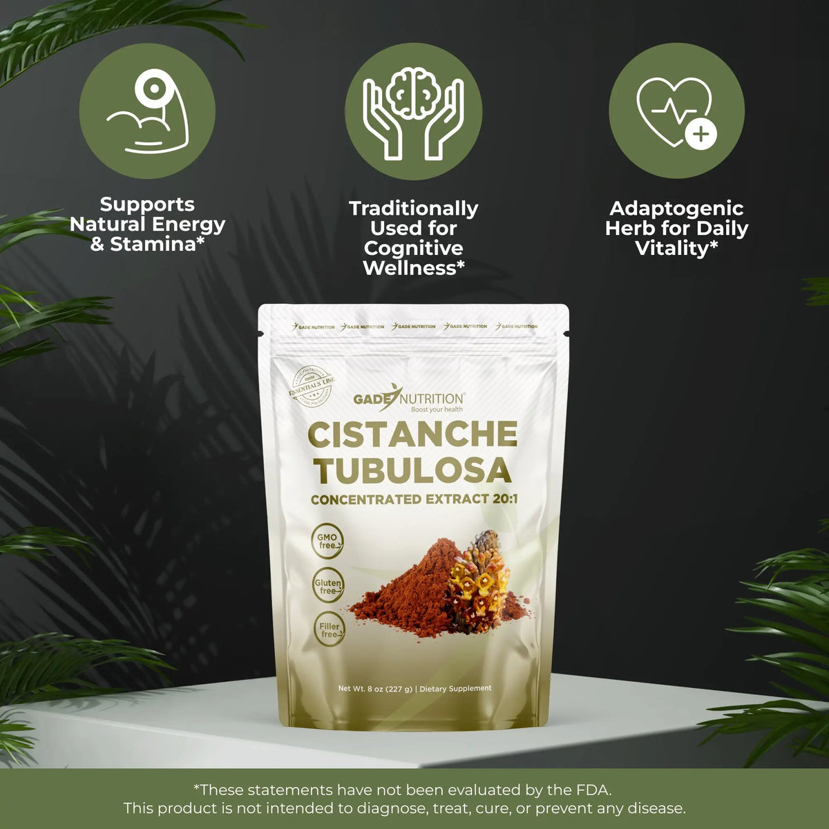 Cistanche Tubulosa Extract 20:1 Powder by Gade Nutrition